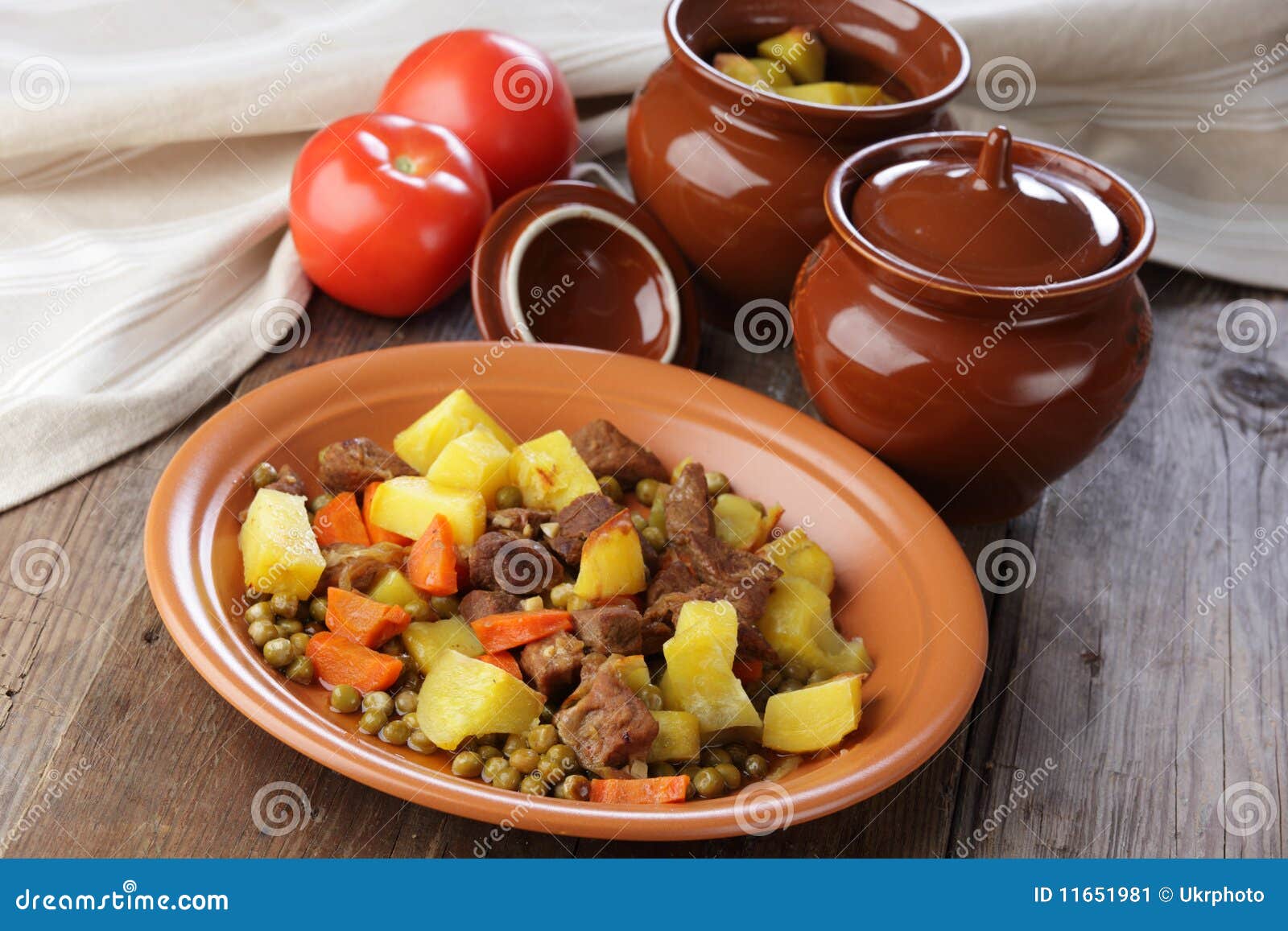 Guisado imagen de archivo. Imagen de crisoles, carne - 11651981