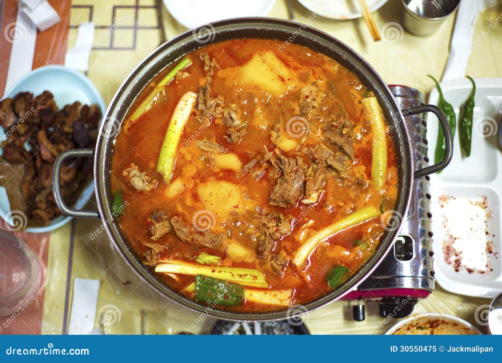 Guisado Coreano Do Pato Do Kimchi Imagem de Stock - Imagem de alimento ...