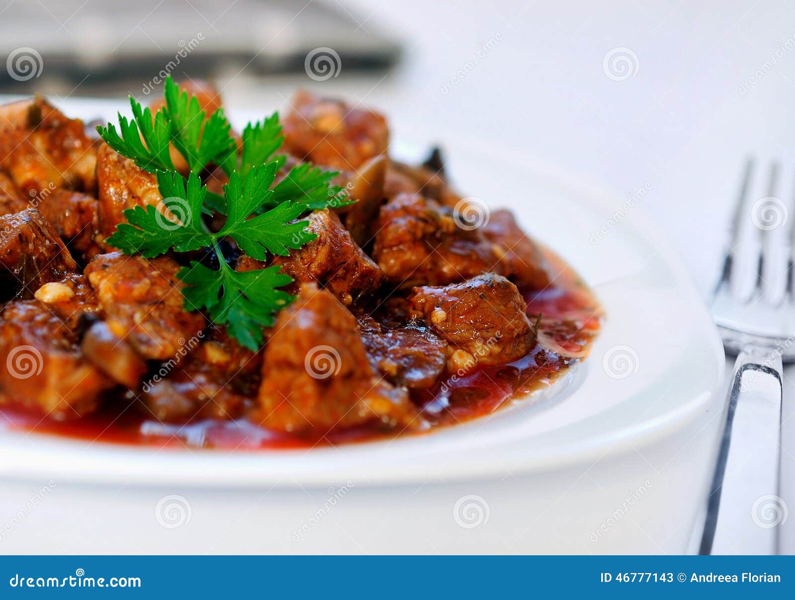 Guisado De La Carne De Cerdo Imagen de archivo - Imagen de calor ...