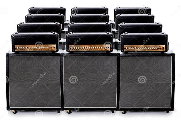 Guitar Amp Group stock image. Image of guitar, watt, group - 48682109