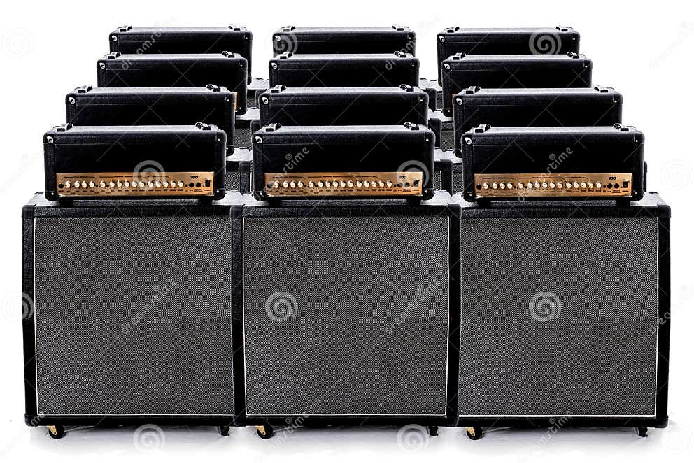 Guitar Amp Group stock image. Image of guitar, watt, group - 48682109
