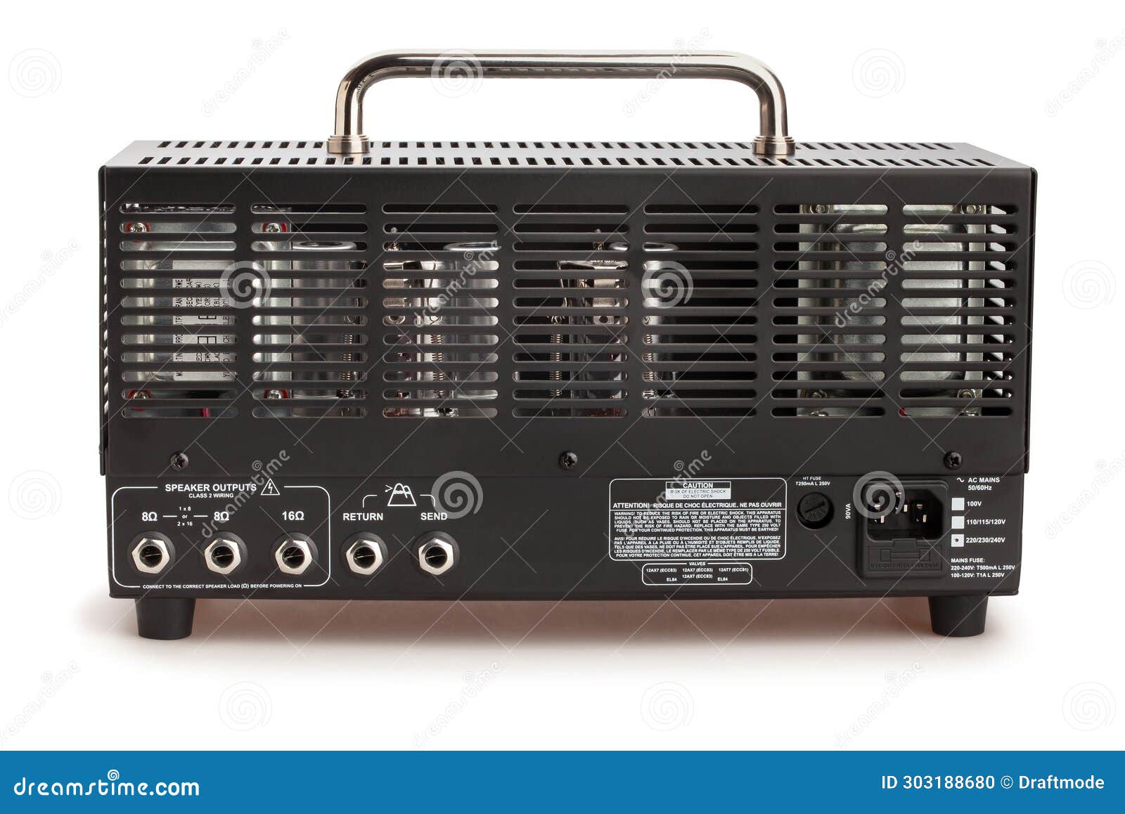 Guitar Amp Path Isolated on White Back Stock Photo - Image of music ...