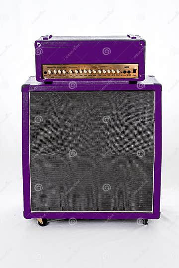 Guitar Amp Purple stock image. Image of purple, music - 48680889