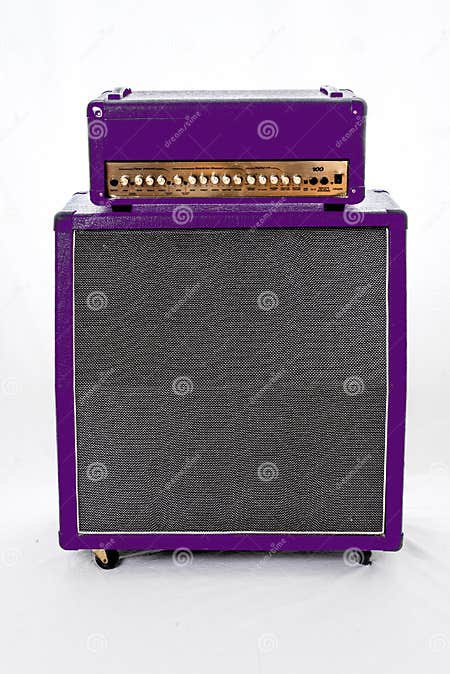 Guitar Amp Purple stock image. Image of purple, music - 48680889