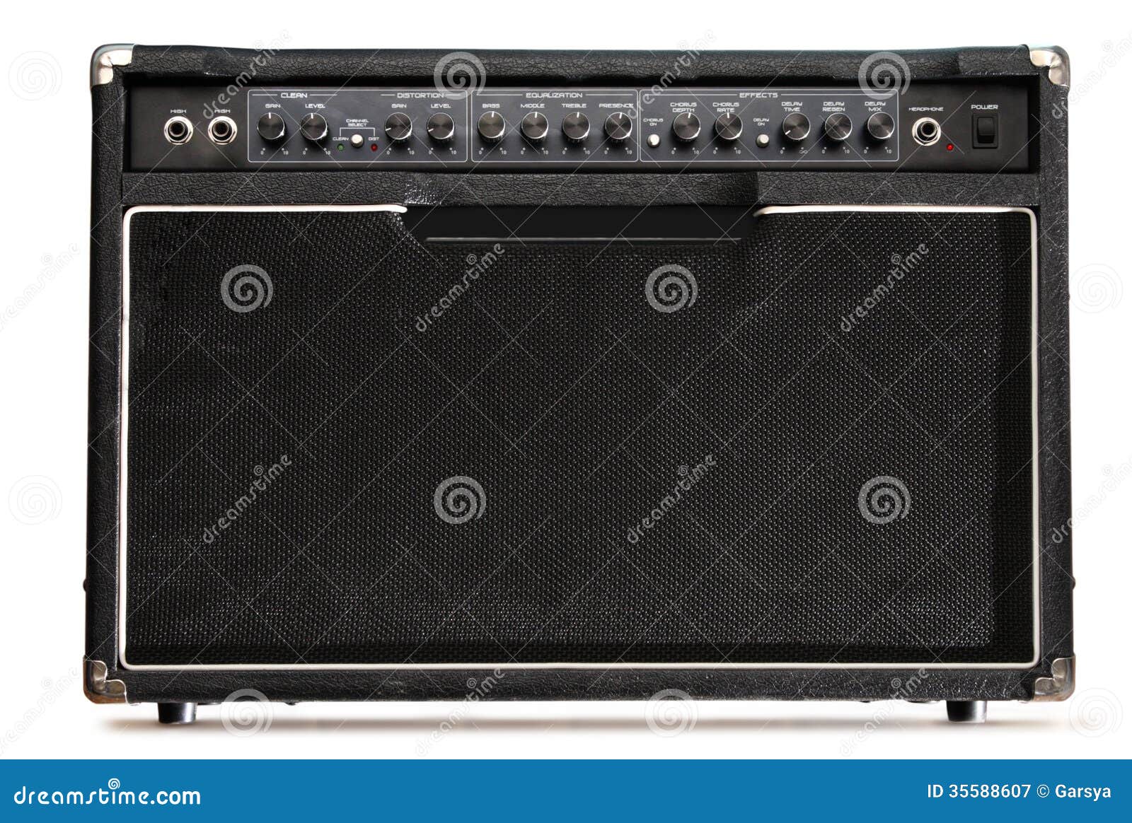 Guitar amplifier stock image. Image of black, combo, treble - 35588607