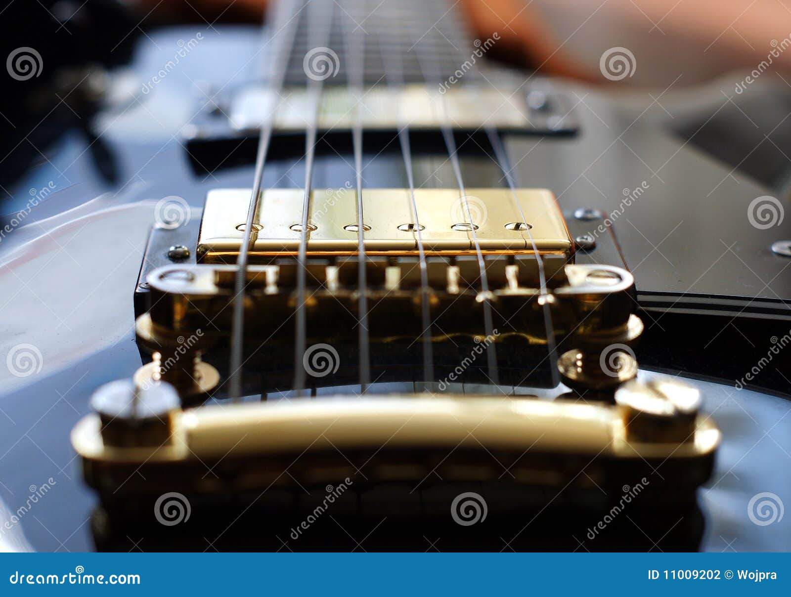 Guitar bridge stock photo. Image of string, songs, heavy - 11009202