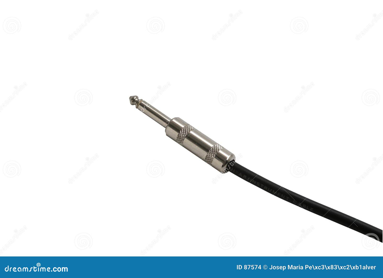 Guitar cable stock photo. Image of metal, rubber, wire, guitar - 87574