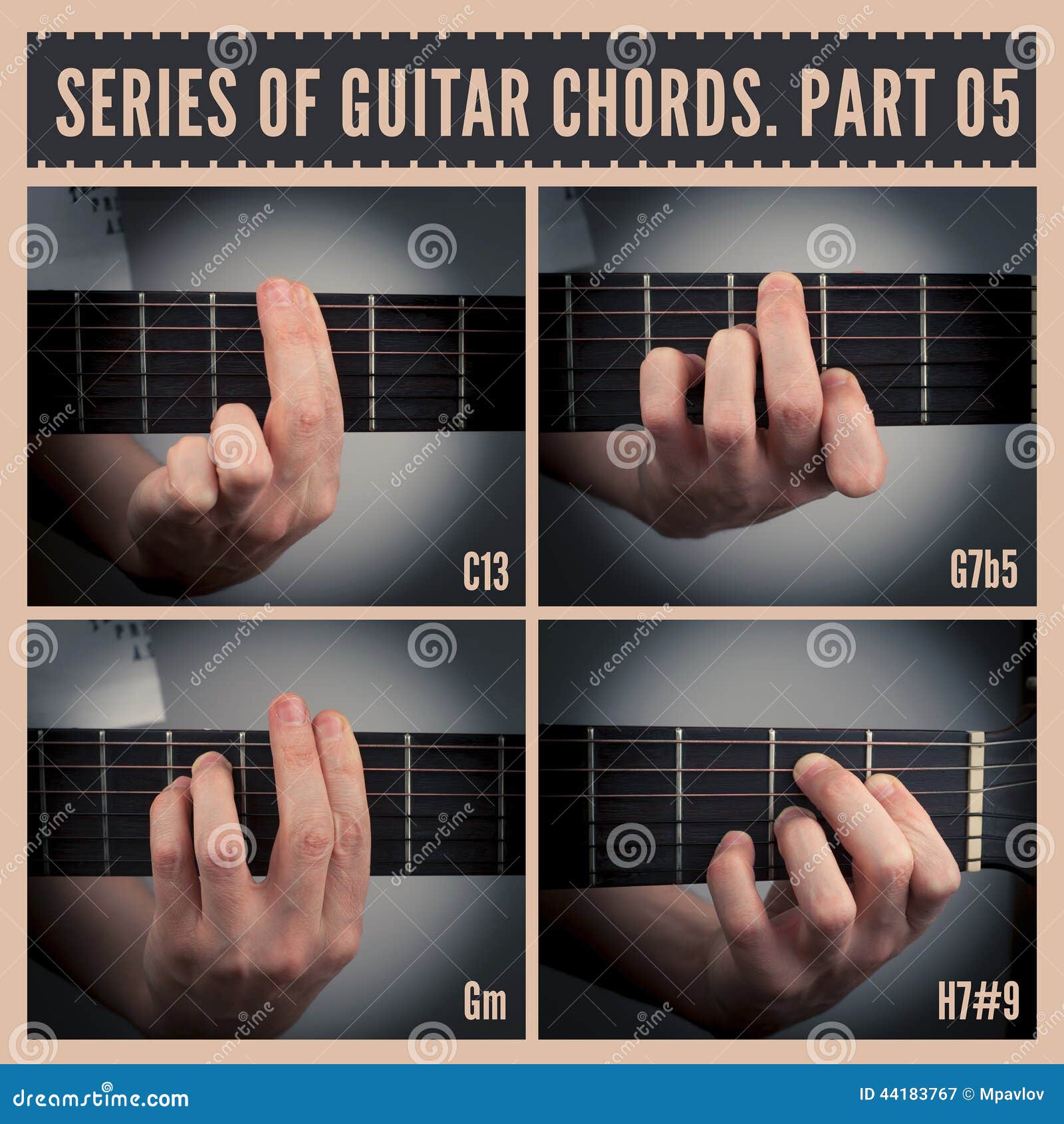 Guitar Chords Chart Set, Vector | CartoonDealer.com #201196735