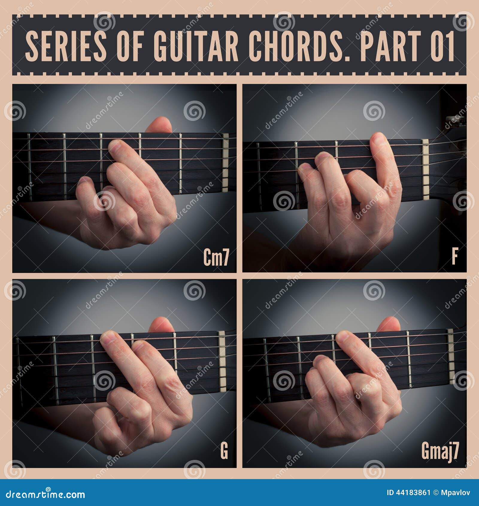 Guitar chords stock illustration. Illustration of body - 44183861