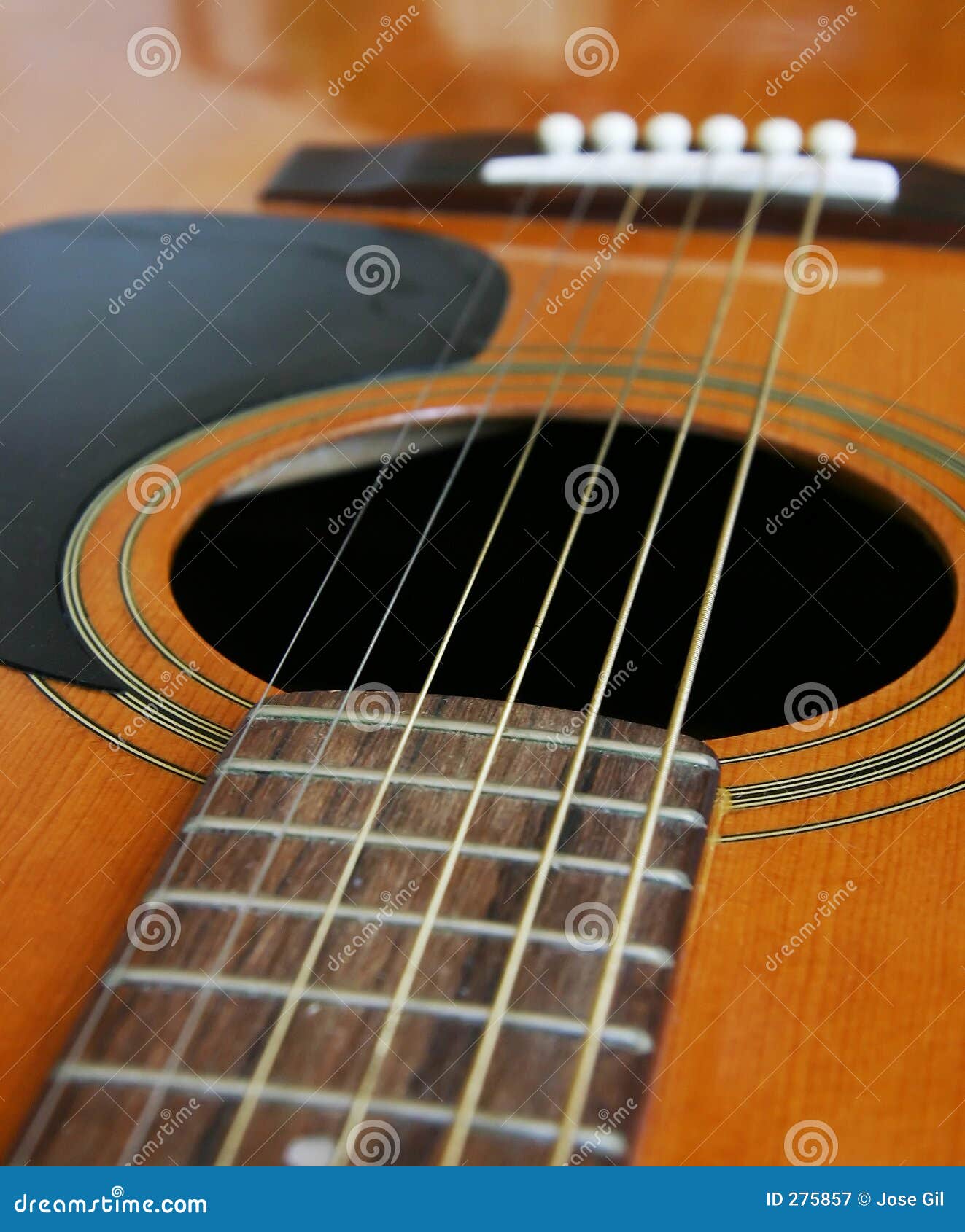 Guitar Close Up 1 stock image. Image of pick, musician - 275857
