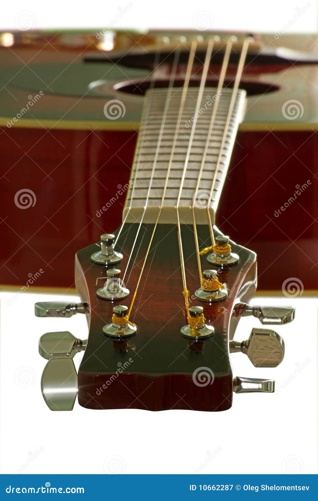 Guitar. Close up stock image. Image of instrument, front - 10662287