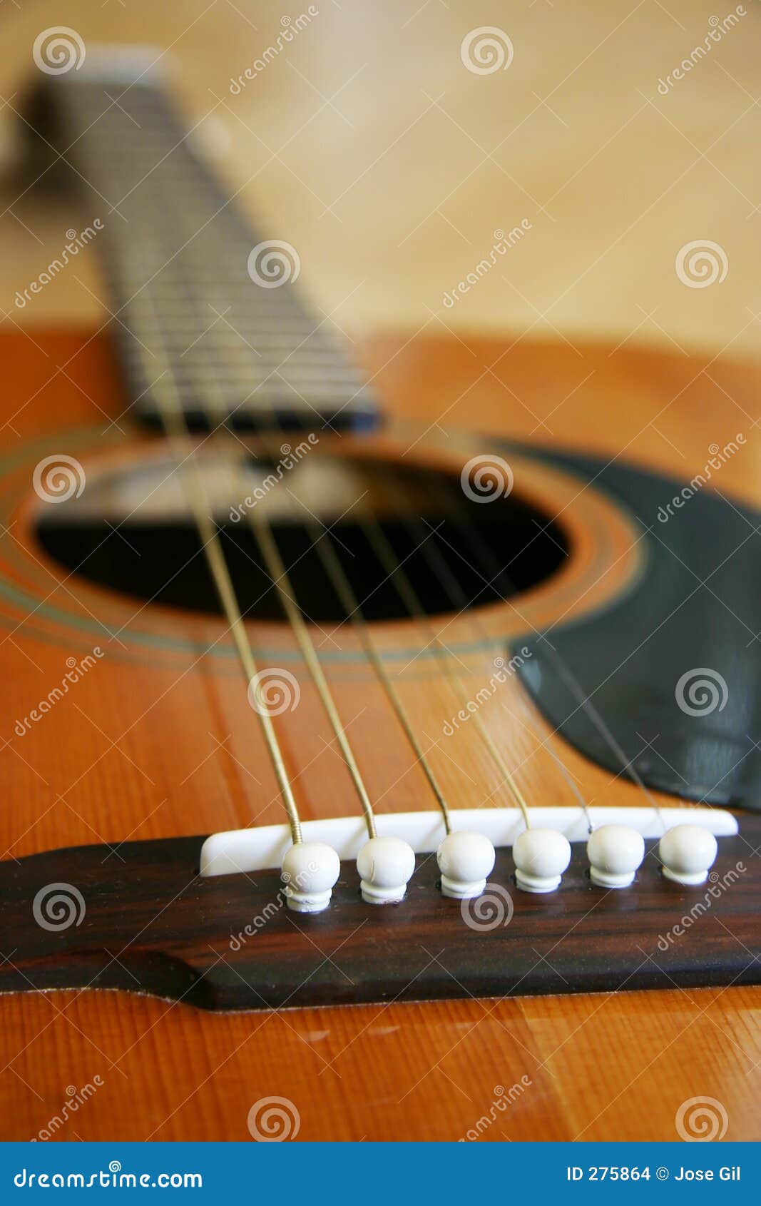 Guitar Close Up 3 stock photo. Image of musician, wooden - 275864