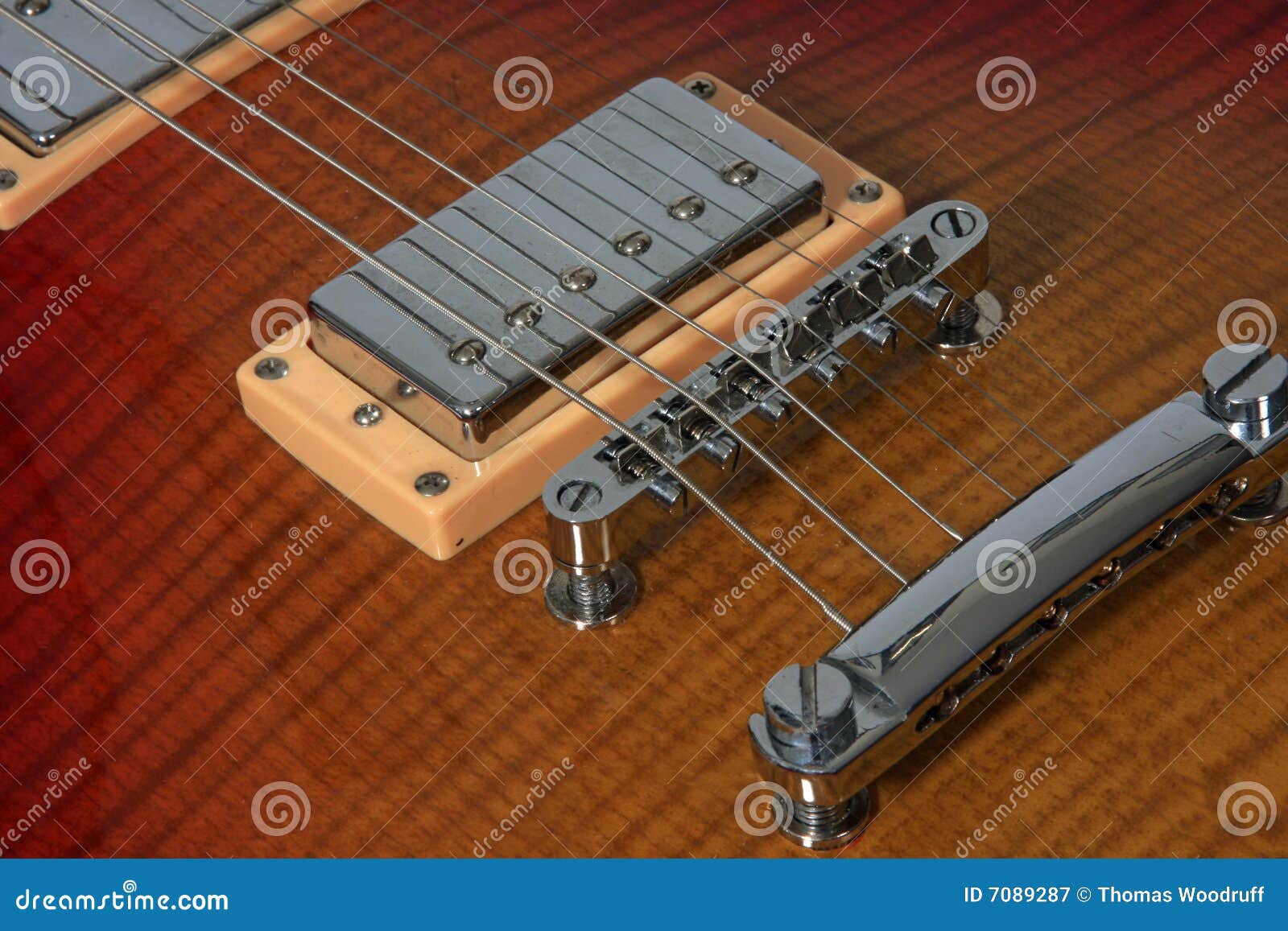 Guitar close-up stock image. Image of pickups, electric - 7089287
