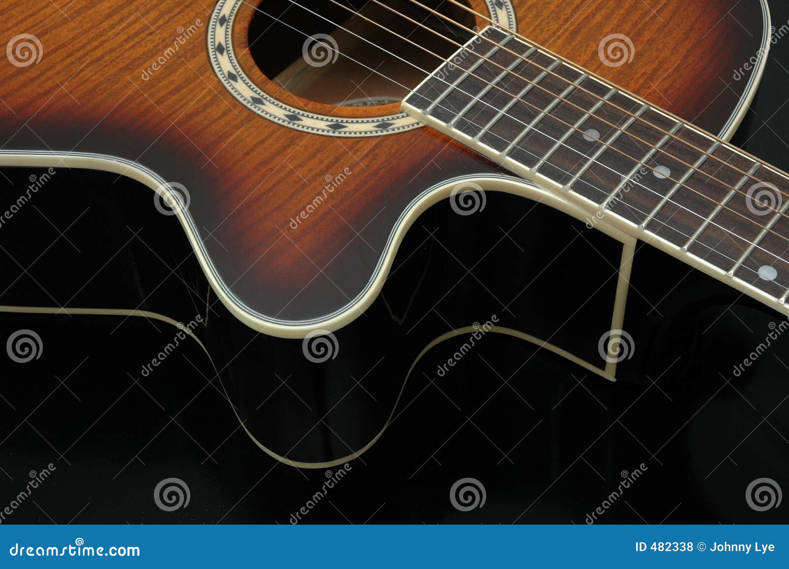 Guitar Closeup 4 stock photo. Image of shapes, instrument - 482338