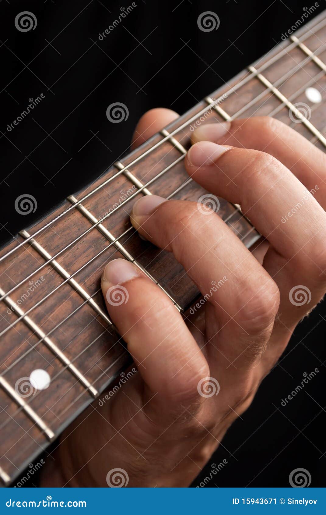Guitar and hand stock image. Image of play, player, finger - 15943671