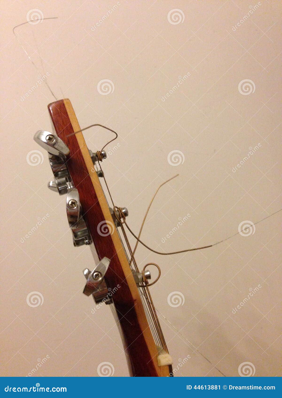 Guitar head stock image. Image of sound, record, acoustic - 44613881