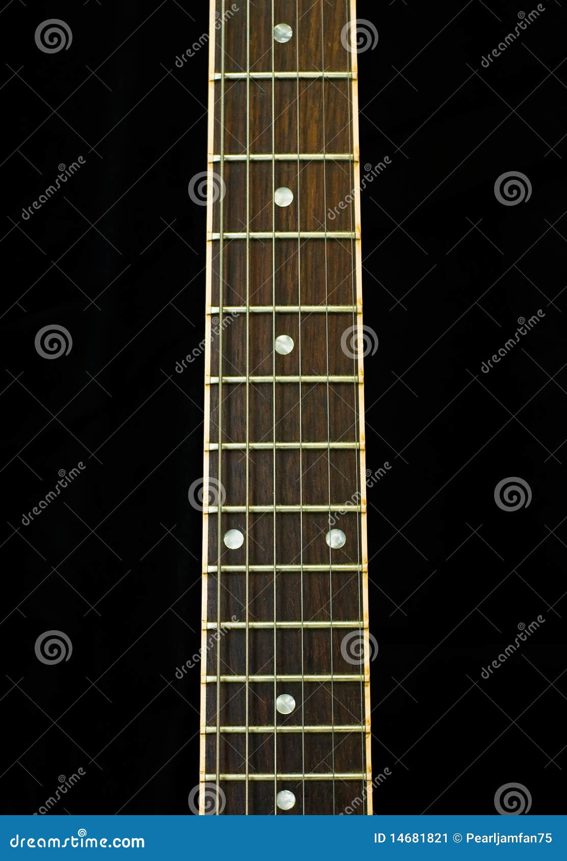 Guitar neck stock image. Image of musical, audio, instrument - 14681821