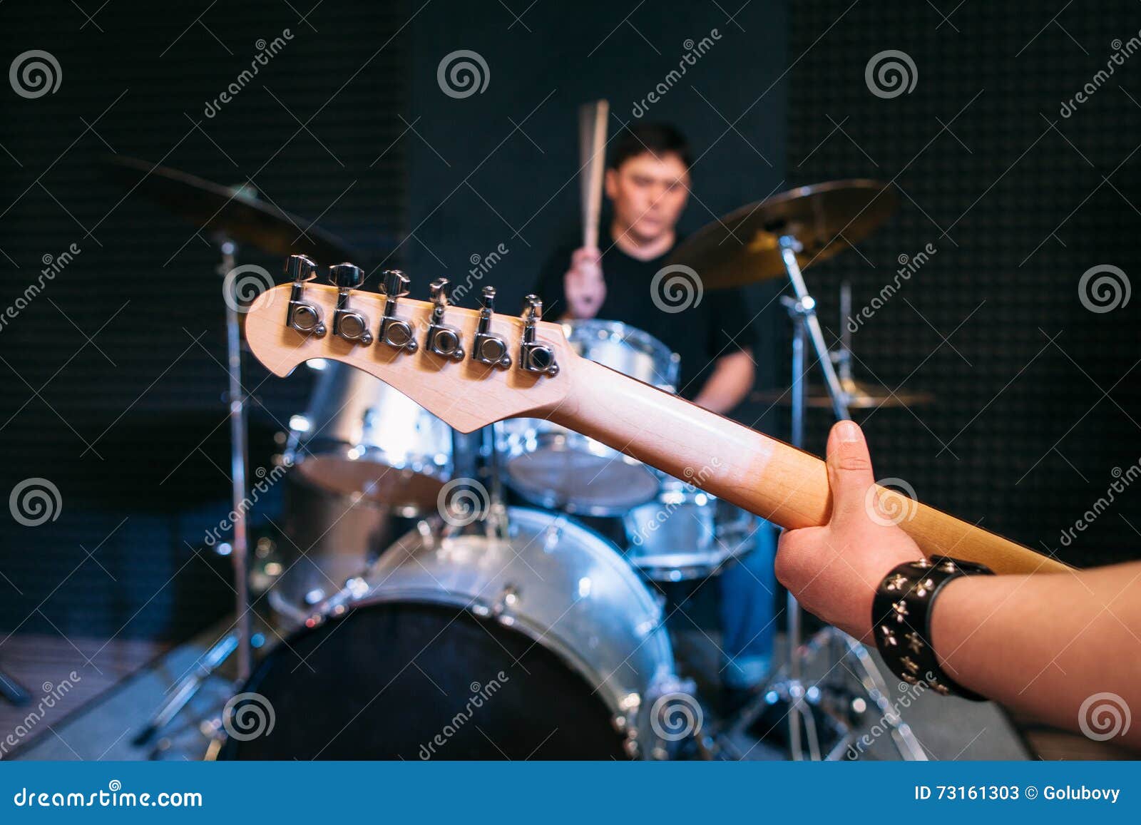 Hand Drummer And Drums Royalty-Free Stock Photography | CartoonDealer ...