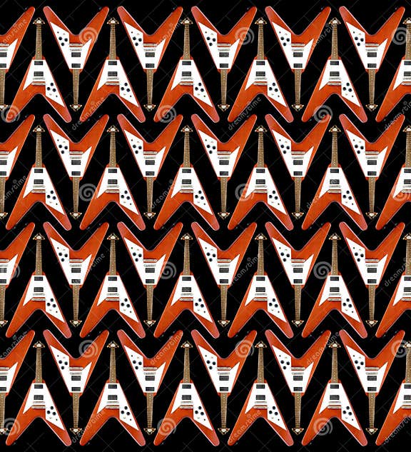 Guitar Pattern stock photo. Image of figured, live, design - 1060652