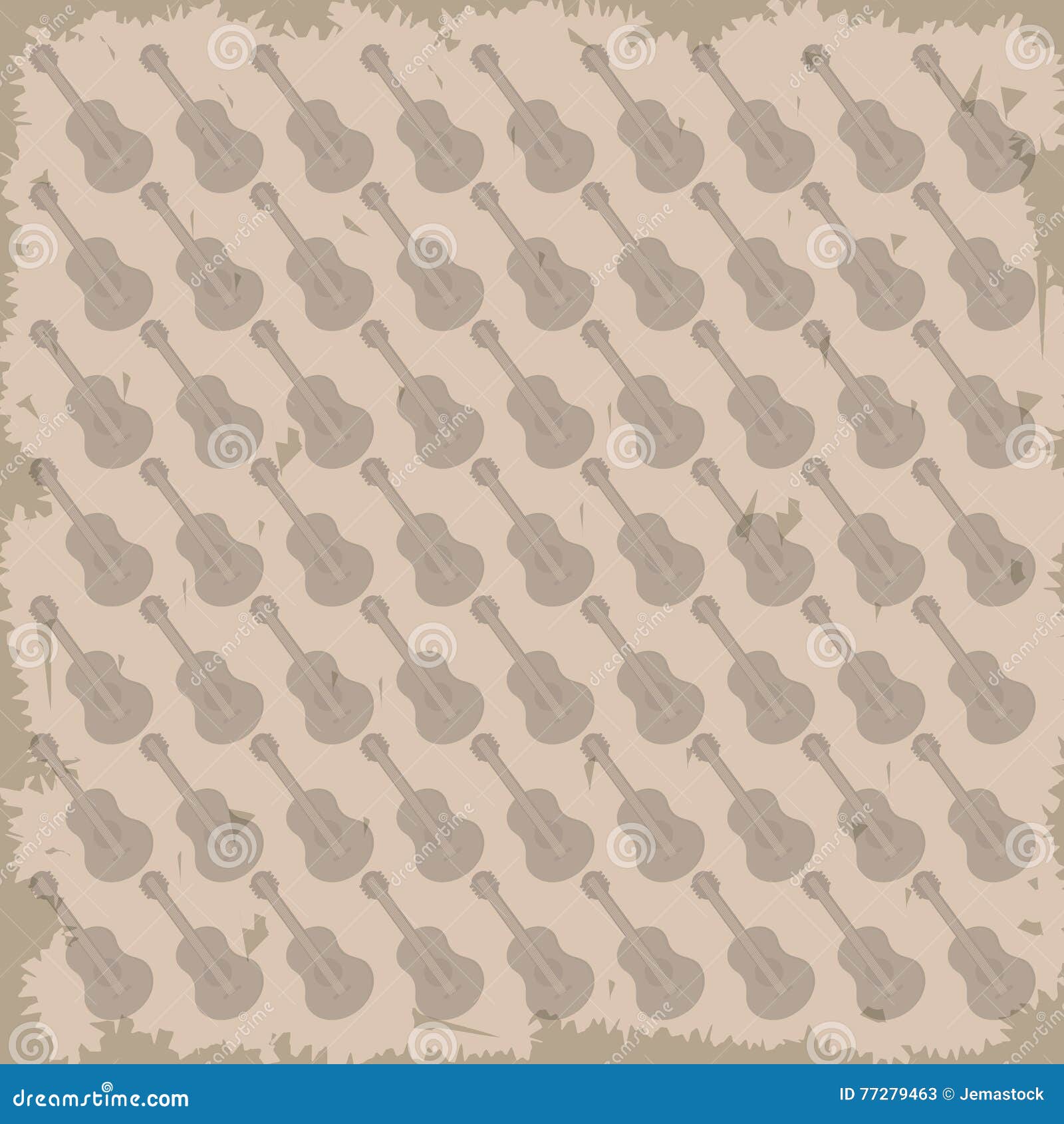 Guitar Pattern Background Image Stock Vector - Illustration of artistic ...