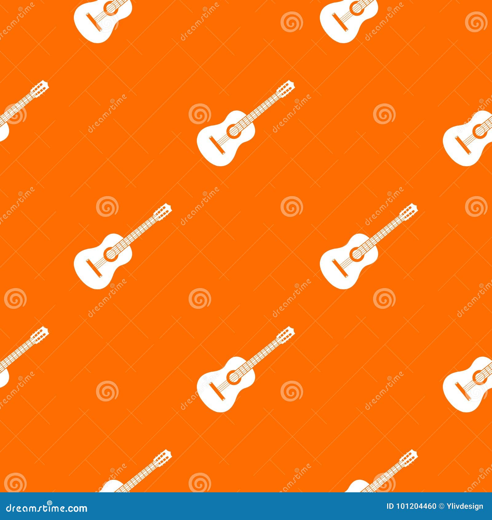 Guitar pattern seamless stock vector. Illustration of modern - 101204460