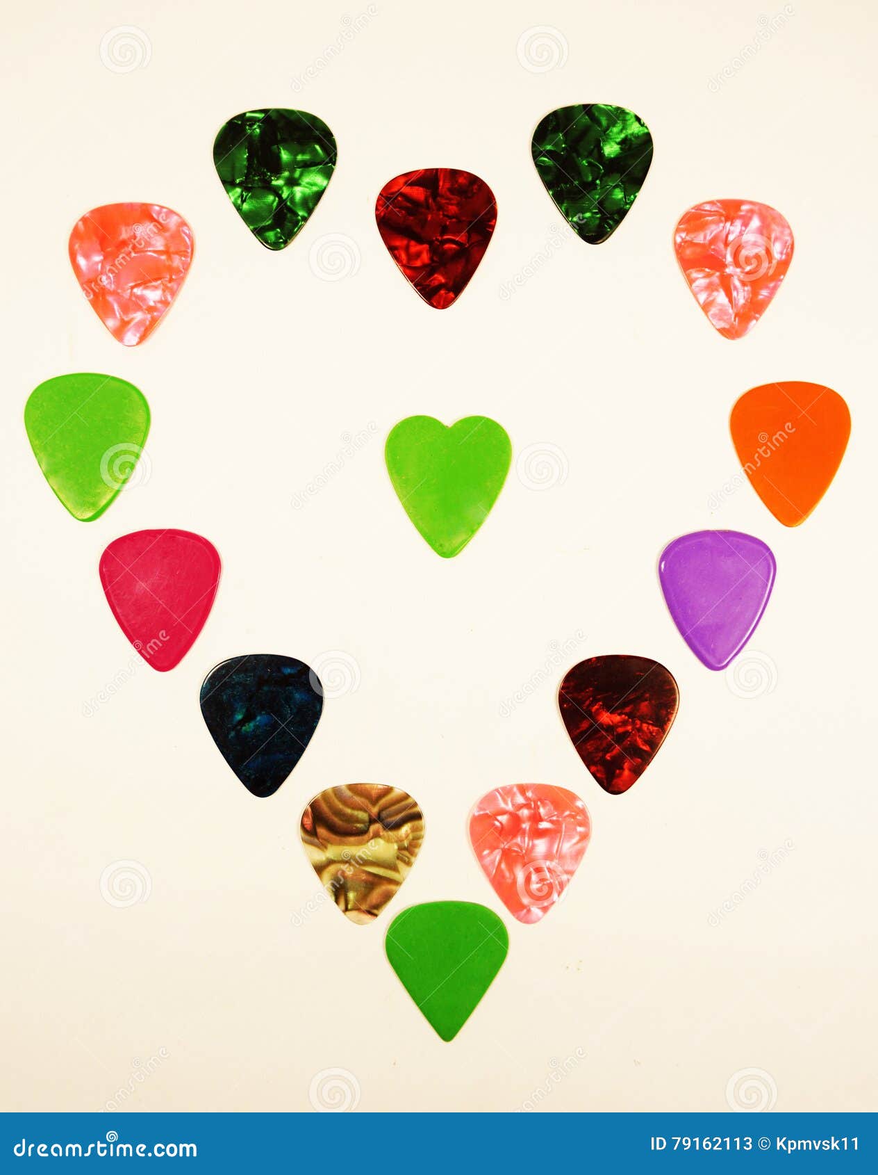 Guitar Picks Heart stock image. Image of happy, heart - 79162113