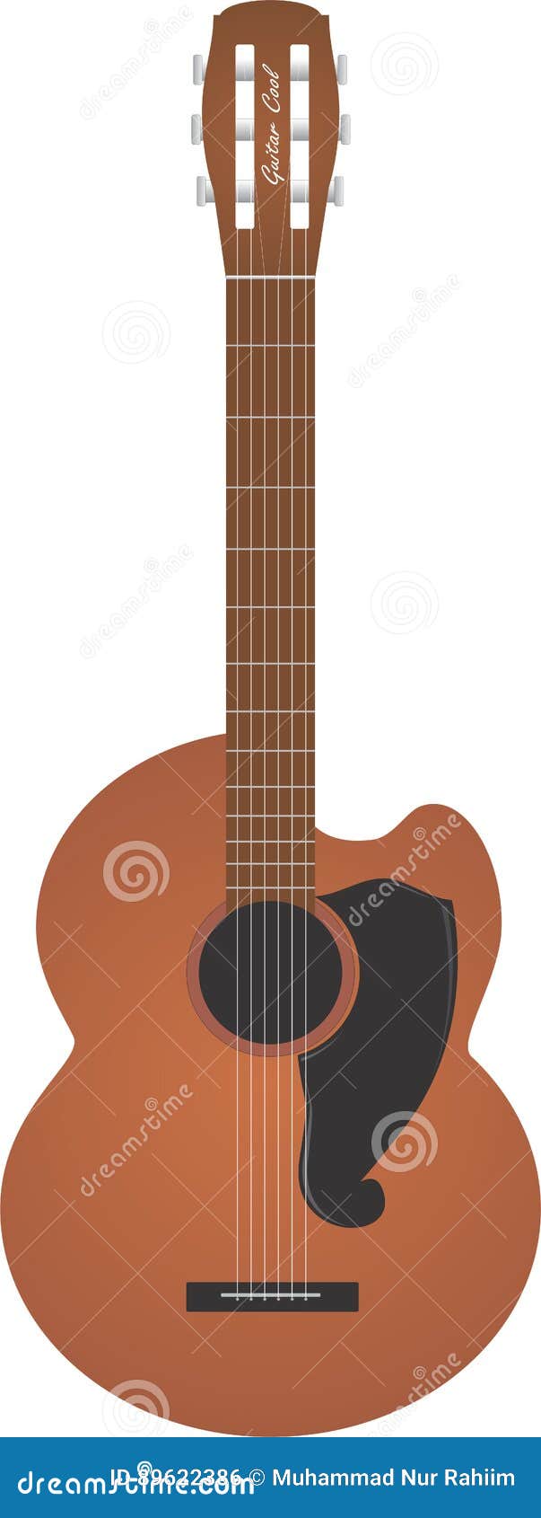 Guitar stock illustration. Illustration of elegant, edit - 89622386