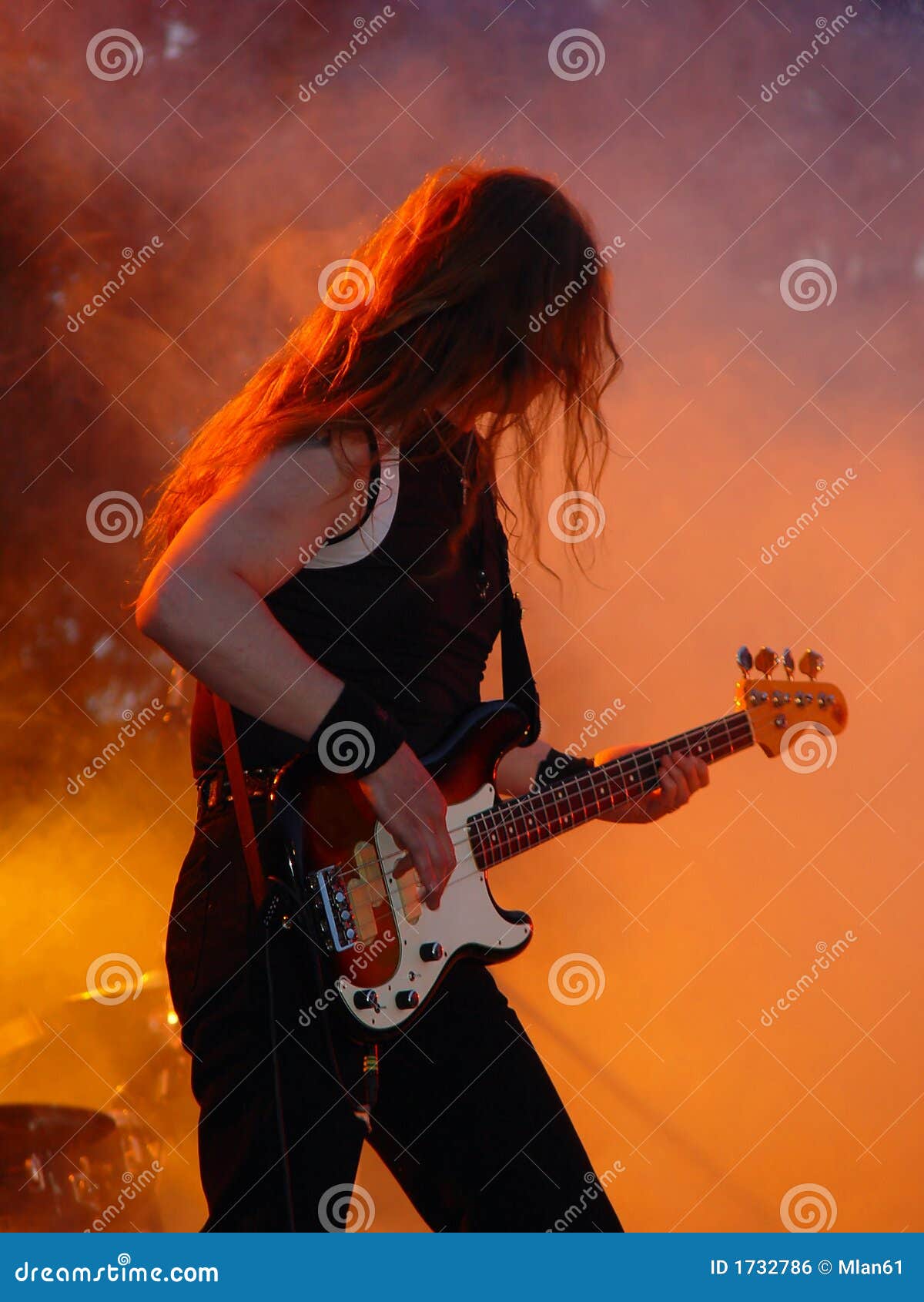 Guitar Player stock photo. Image of concert, rock, professional - 1732786