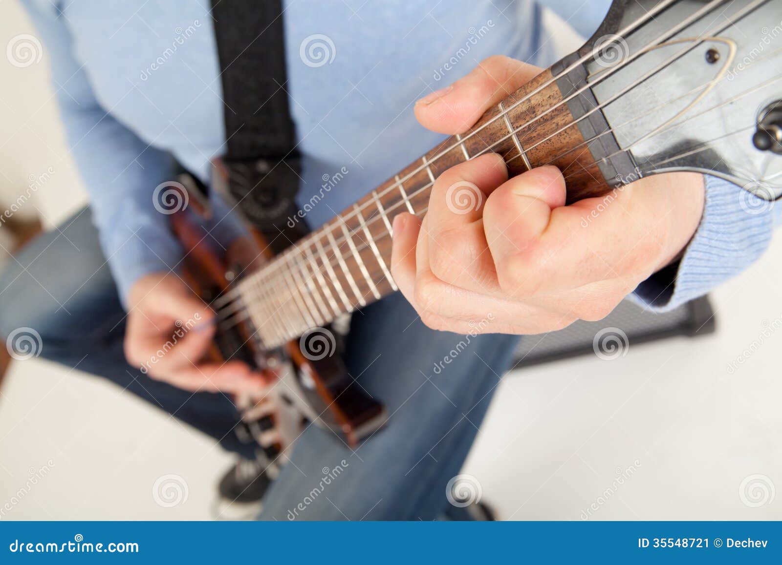 Guitar player playing stock image. Image of instrument - 35548721