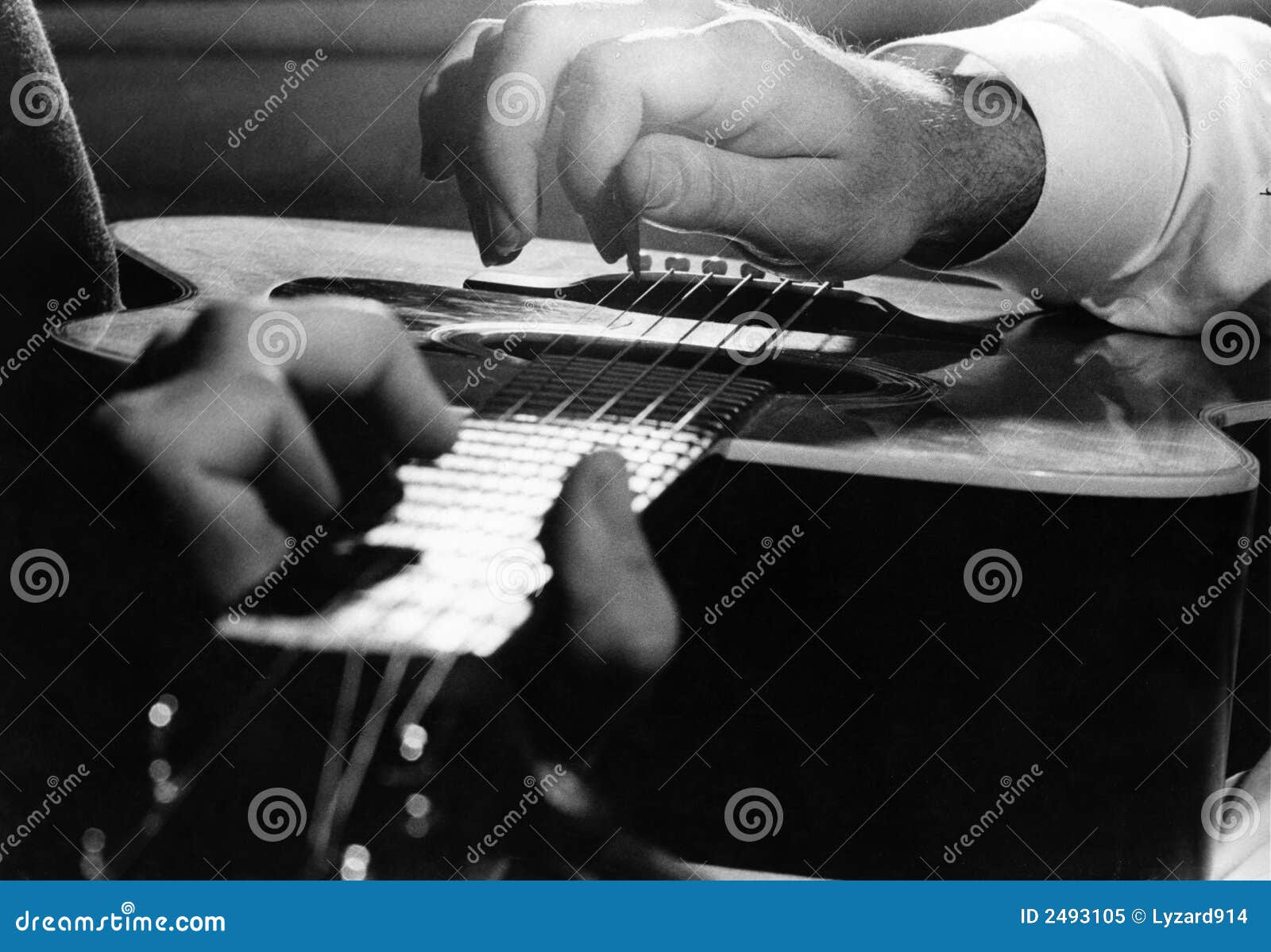 Guitar Player s Hands stock image. Image of hands, instrument - 2493105