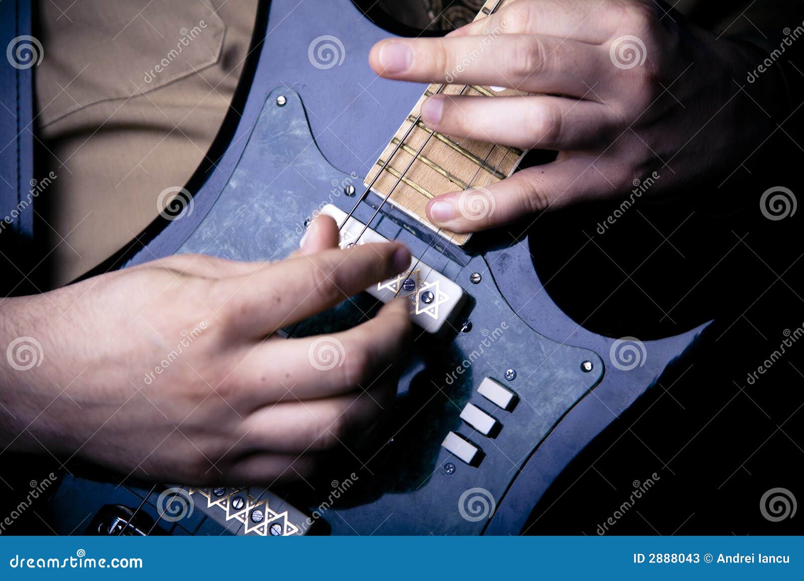 Guitar playing close up stock image. Image of tuning, preparing - 2888043