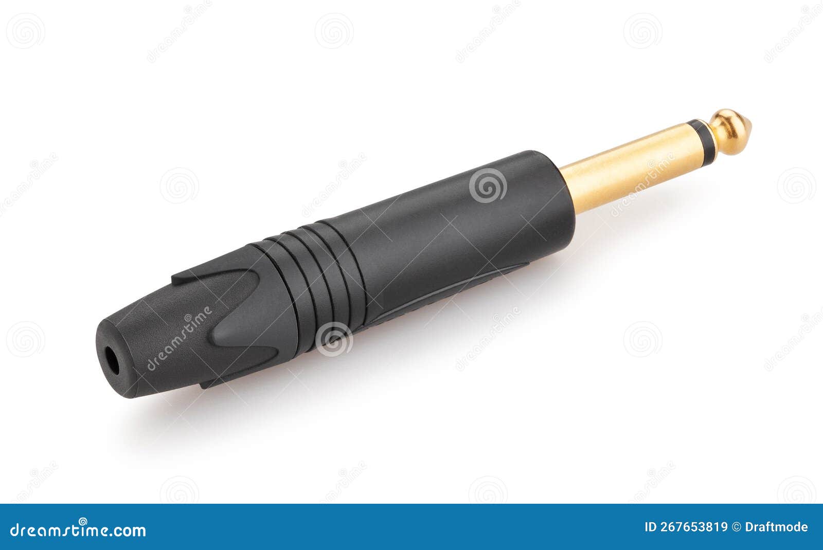 Guitar Plug Jack Path Isolated Stock Image - Image of path, isolated ...