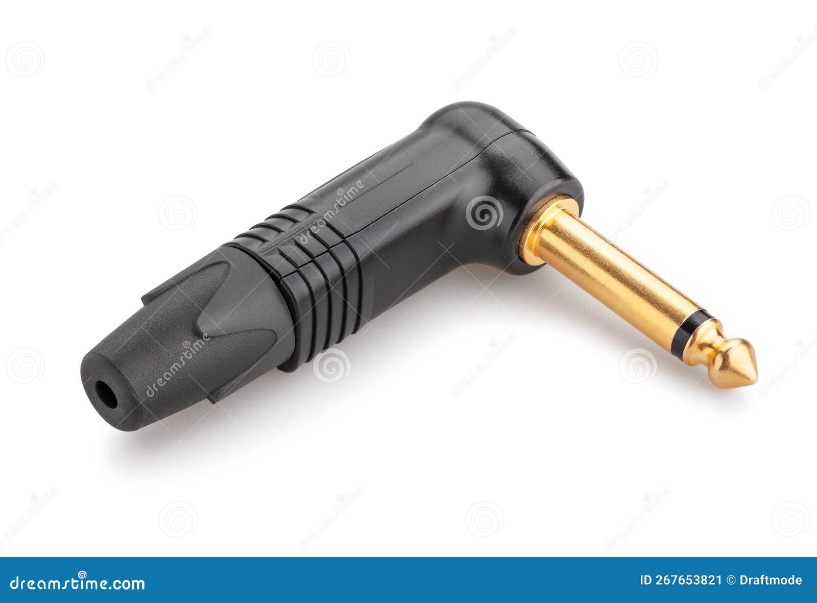 Guitar Plug Jack Path Isolated Stock Image - Image of angular ...
