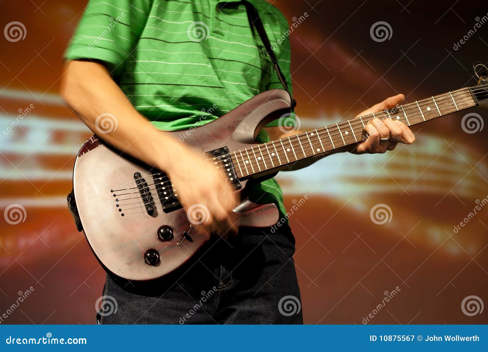 Guitar solo stock image. Image of strum, solo, person - 10875567