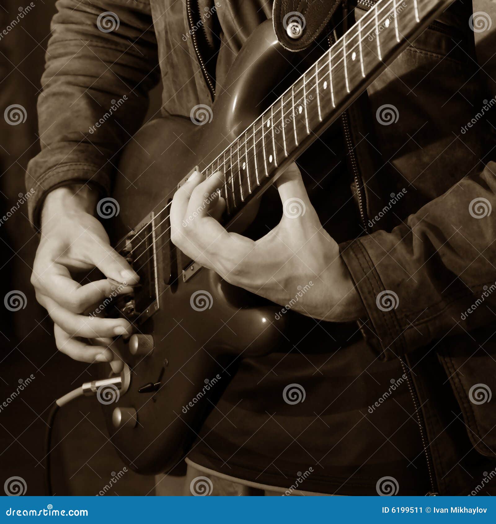 Guitar solo stock image. Image of jazz, concert, guitarists - 6199511