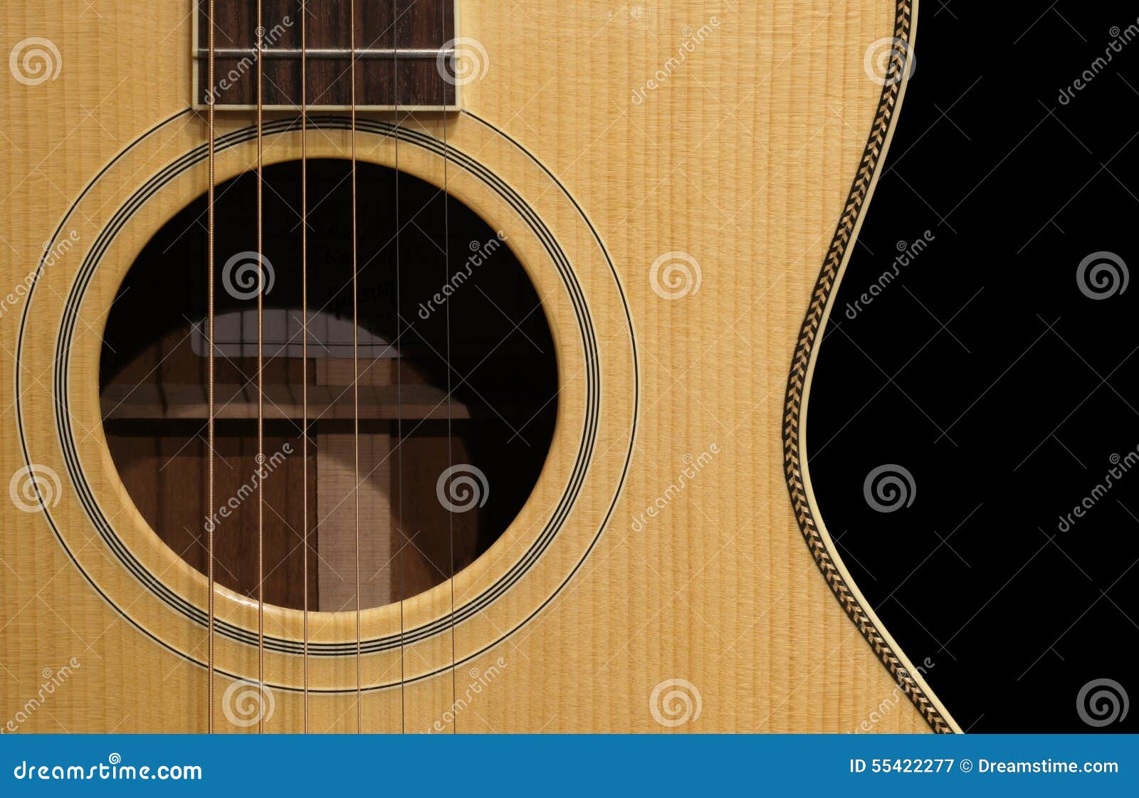 Guitar Sound Hole stock image. Image of musical, string - 55422277