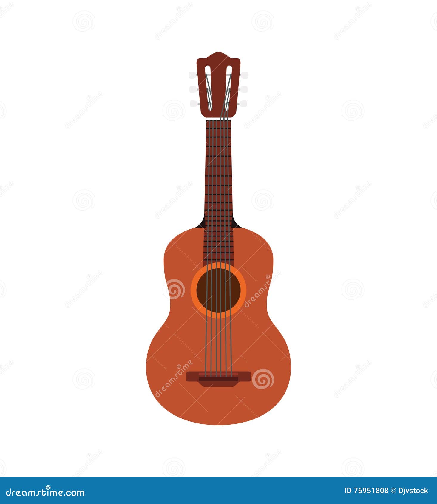 Guitar String Instrument Music Icon. Vector Graphic Stock Vector ...