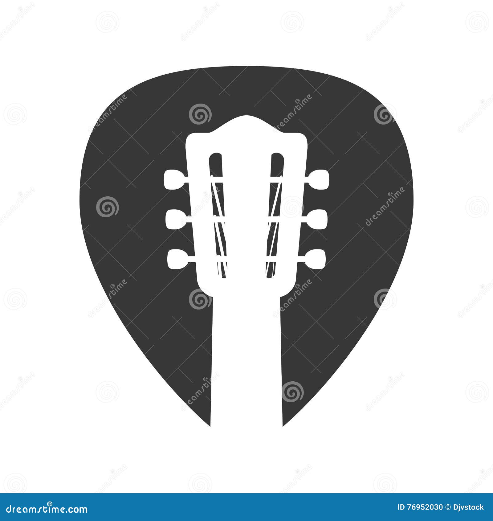Guitar String Instrument Music Icon. Vector Graphic Stock Vector ...