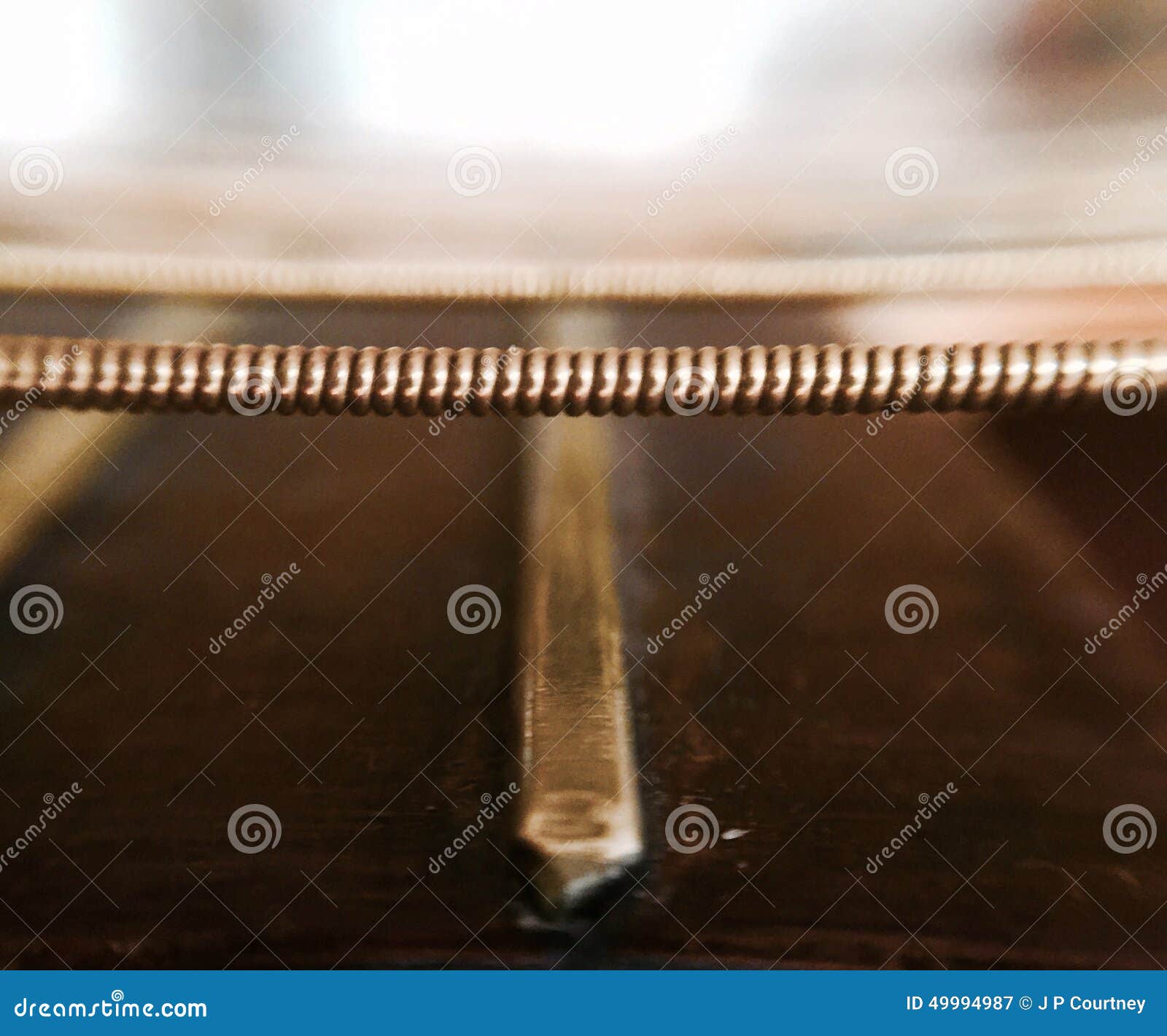 Guitar string up close stock image. Image of string, music - 49994987