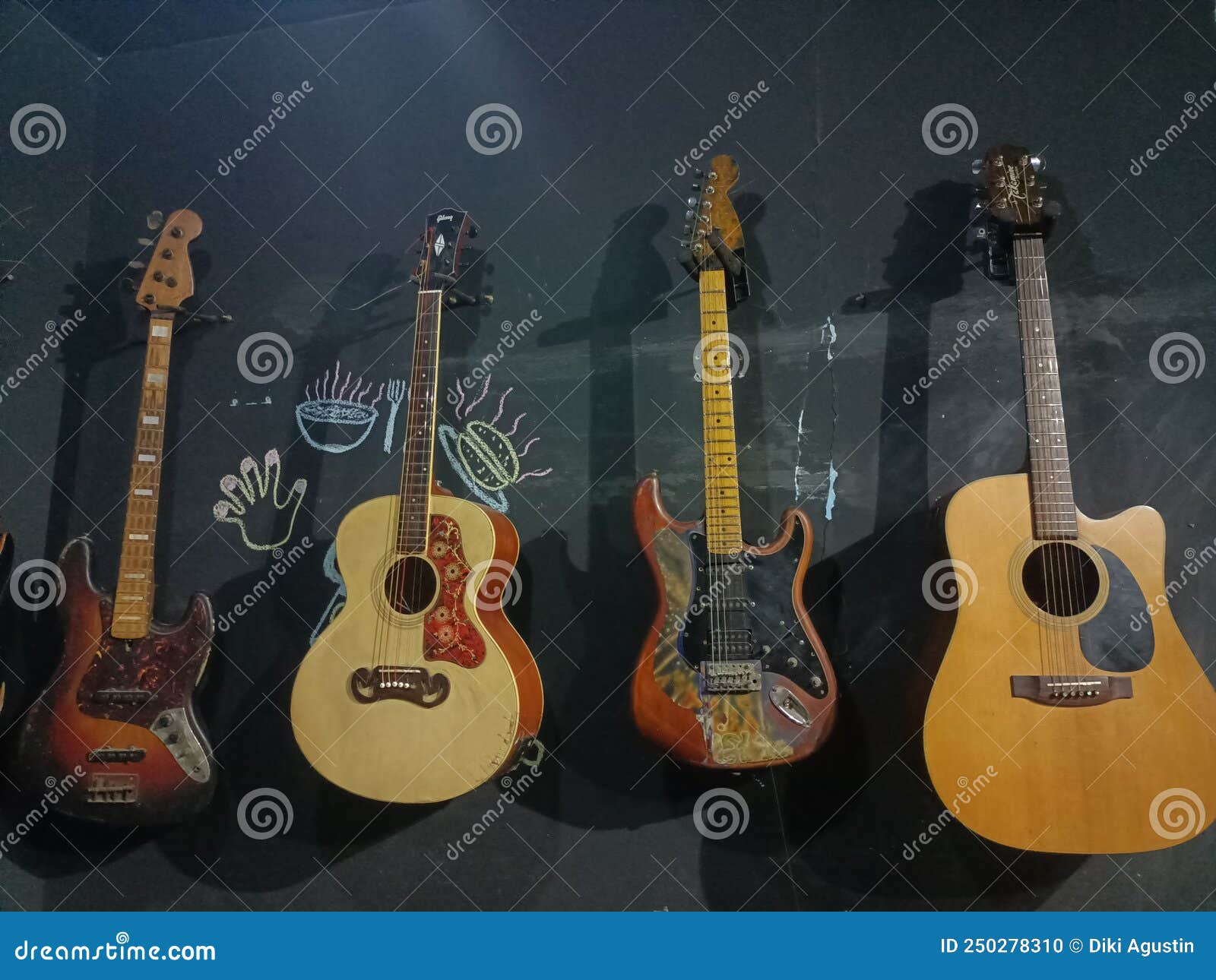 Guitar is a Stringed Instrument that is Played by Picking Stock Photo ...