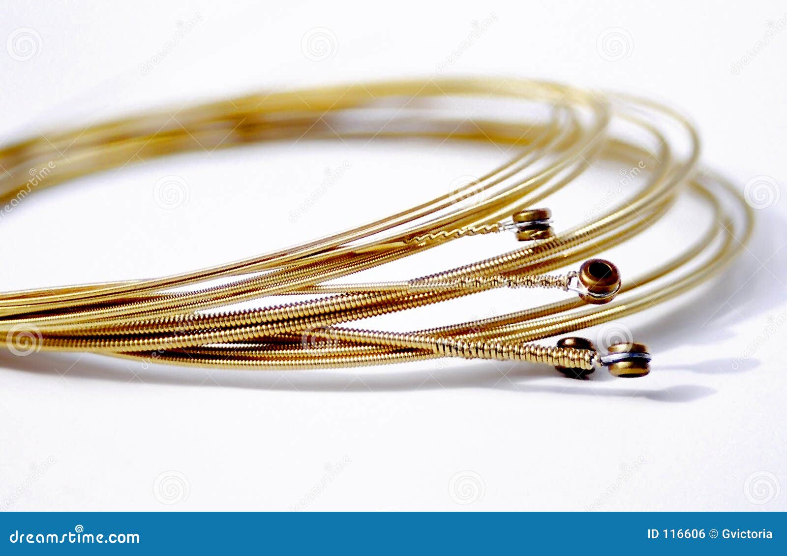 Guitar strings stock photo. Image of sound, gold, acoustic - 116606