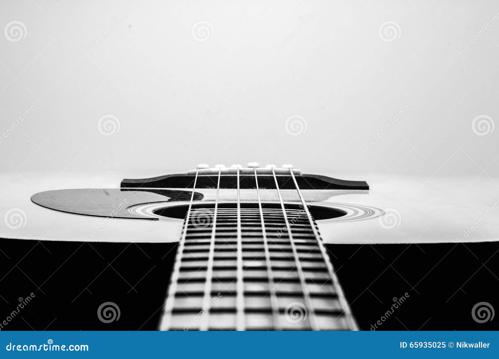 Guitar Strings, Close Up. Acoustic Guitar. Stock Image - Image of roll ...