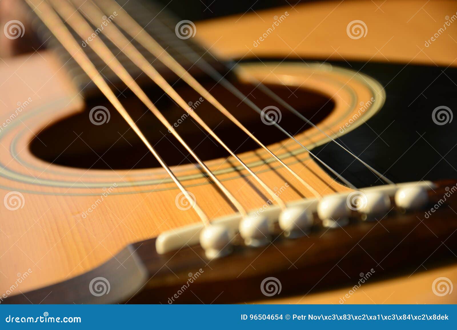 Guitar strings stock photo. Image of lower, view, string - 96504654