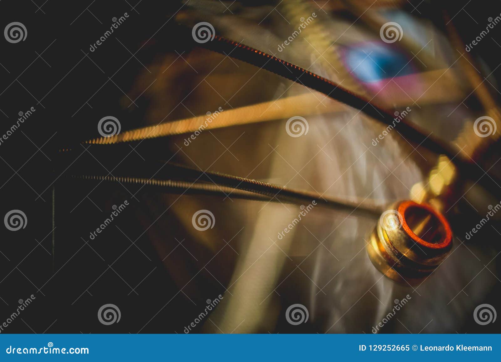 Guitar Strings Texture and Clean Background Stock Image - Image of ...