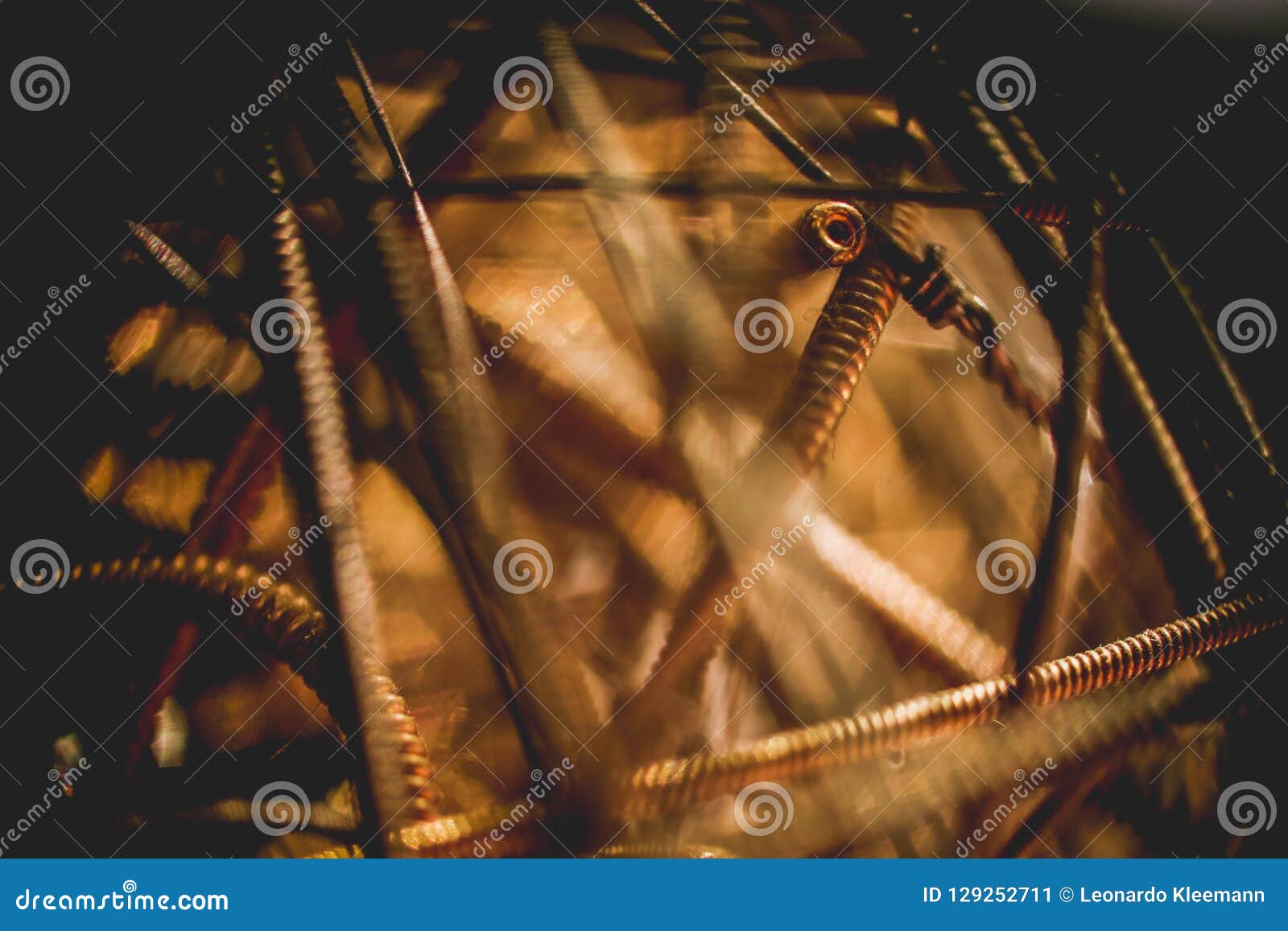 Guitar Strings Texture and Clean Background Stock Image - Image of ...