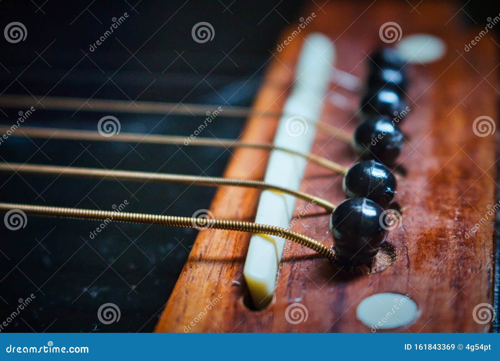 Guitar Strings from Various Closeup Positions Stock Image - Image of ...