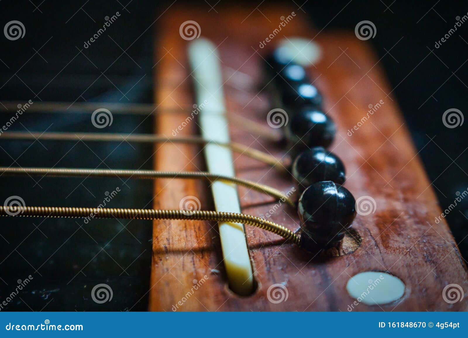 Guitar Strings from Various Closeup Positions Stock Photo - Image of ...
