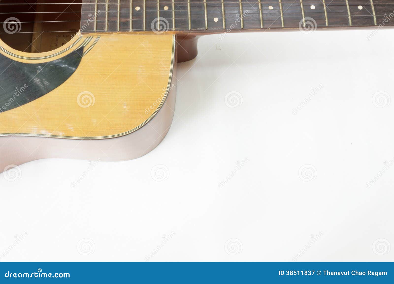 Guitar on white background stock image. Image of sound - 38511837