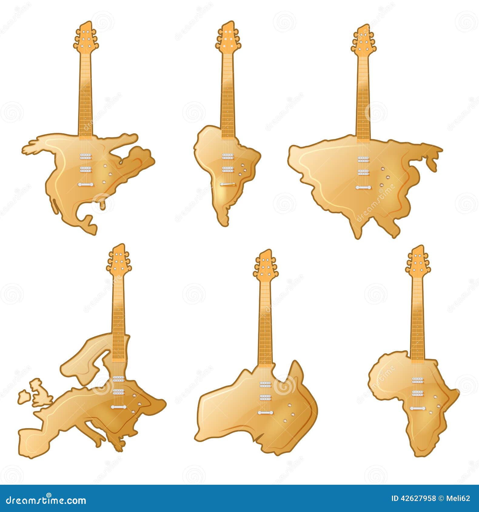 Guitar World stock vector. Illustration of music, musical - 42627958