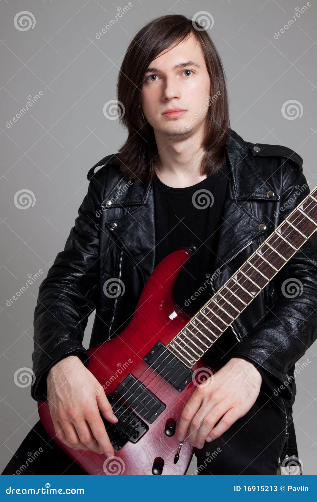 GUITARIST stock image. Image of instrument, adult, male - 16915213